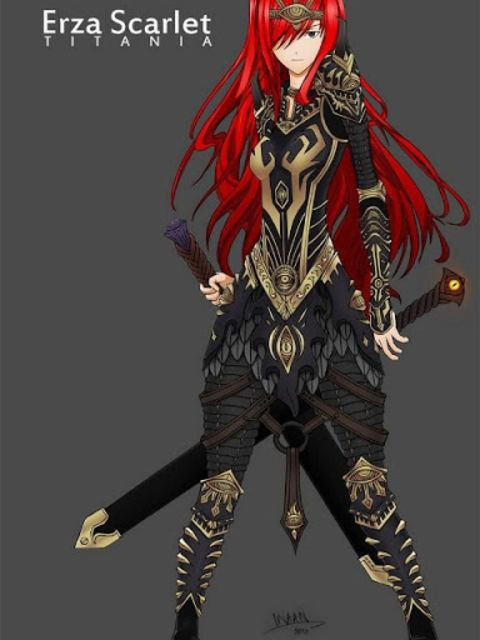 Erza Scarlet Armor Wallpaper