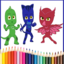 About: How To Color Pj Masks (Google Play version) | | Apptopia