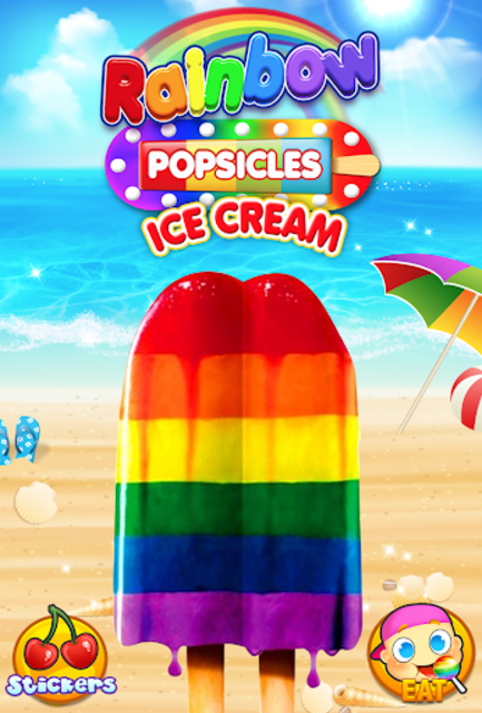 About: Rainbow Ice Cream & Popsicles (Google Play version) | Rainbow ...