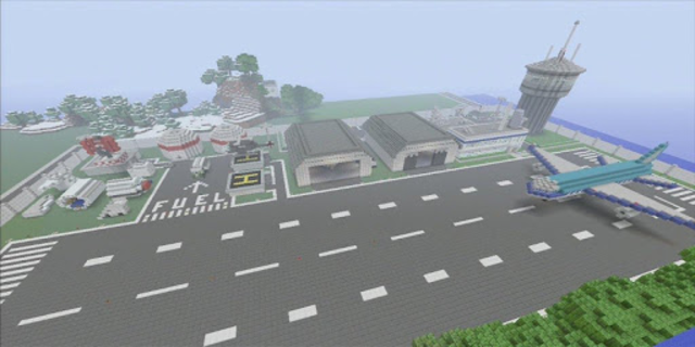 Minecraft Airport Map