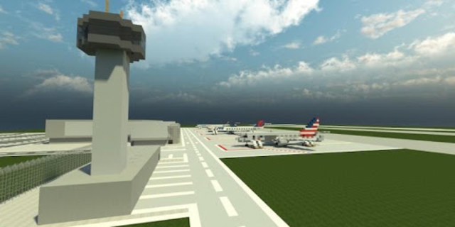 Minecraft Airport Runway Map