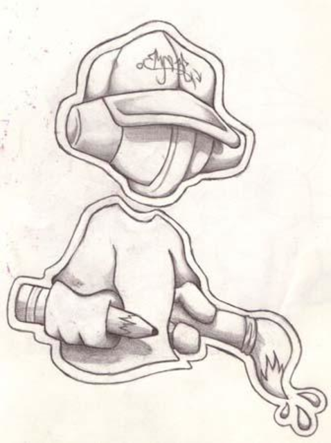 How To Draw Graffiti Characters For Beginners