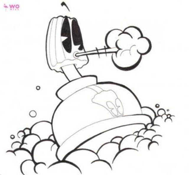 How To Draw Graffiti Characters Easy