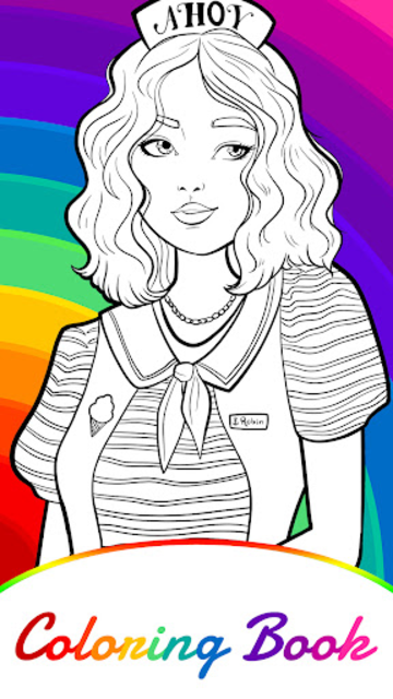 Stranger Things Coloring Pages