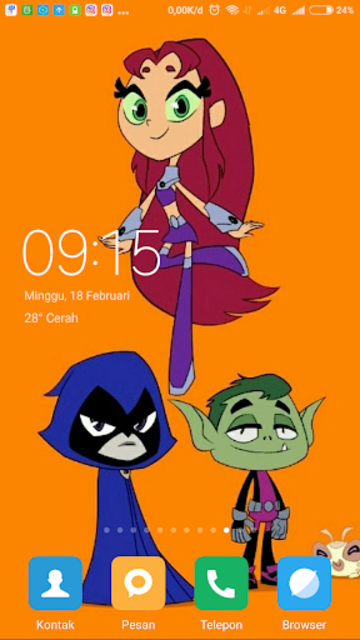 Teen Titans Starfire Wallpaper