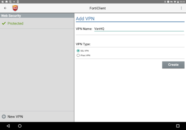 Forticlient 6.0 About: FortiClient 6.0 (Legacy) (Google Play Version)