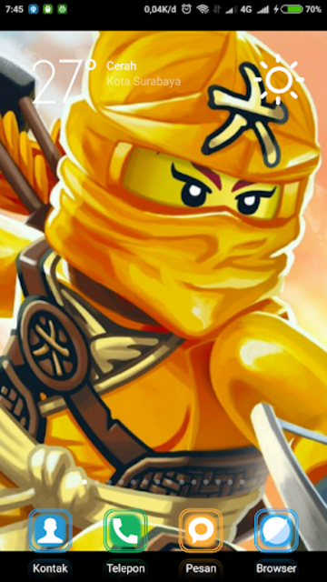 Ninjago Golden Ninja Wallpaper
