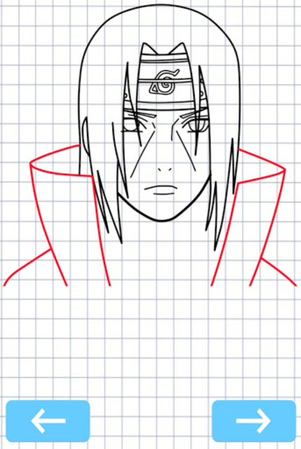 How To Draw Itachi Uchiha
