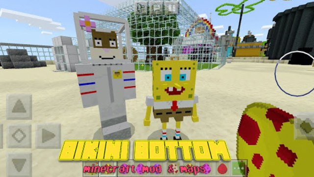 Bikini Bottom Town Map