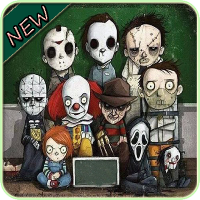 Horror Movie Characters Drawings