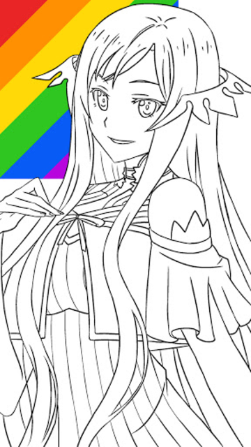 Sword Art Online Kirito Coloring Pages