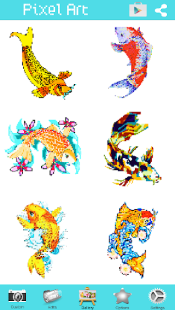 Minecraft Fish Pixel Art Grid