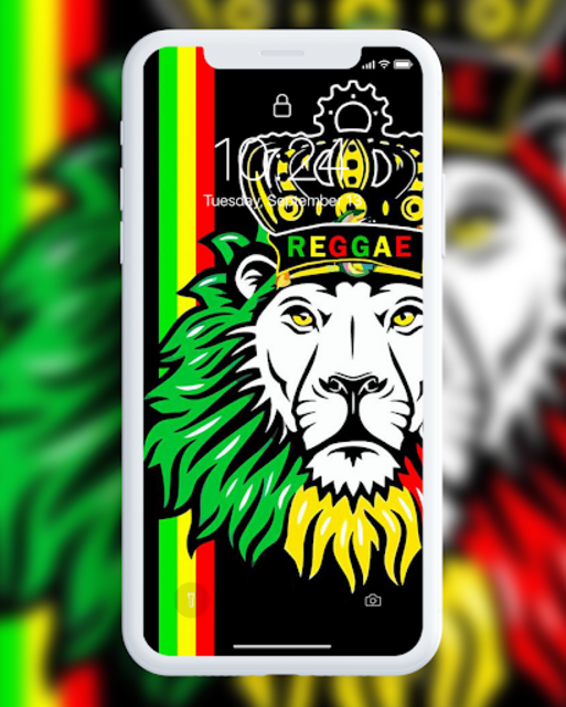 Rastafari Lion Iphone Wallpaper