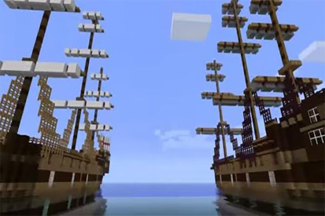 Minecraft Pirate Ship Schematic