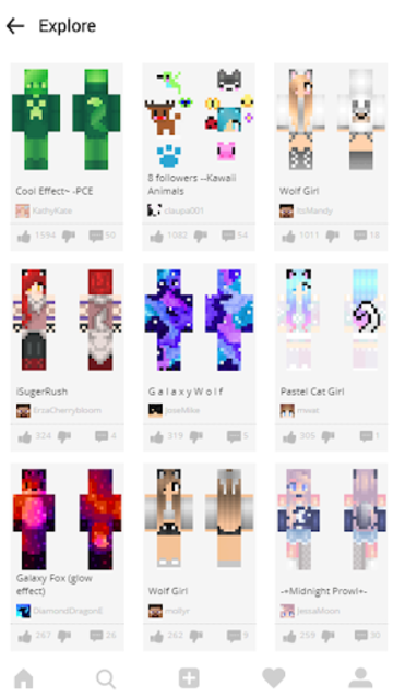 Minecraft Girl Skins Names