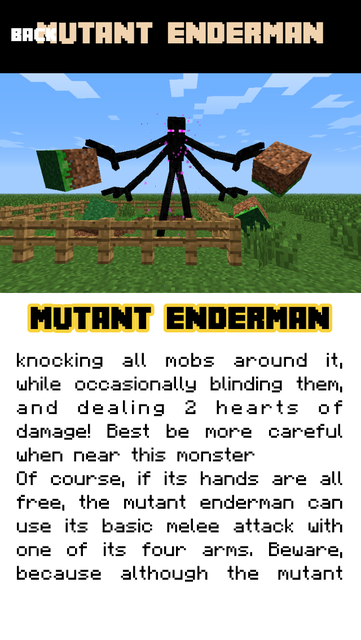 Minecraft Mutant Enderman Attacks